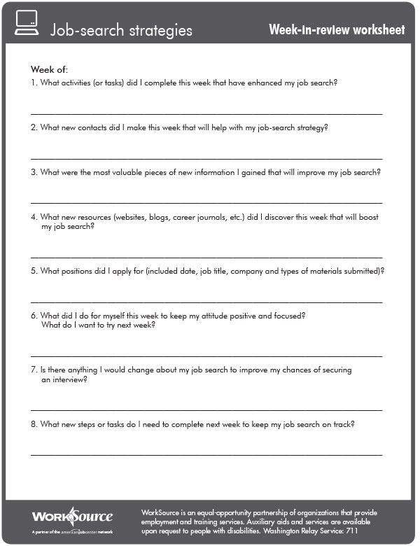 Job Search Job Seeker Resources & Guides – WorkSource Pierce