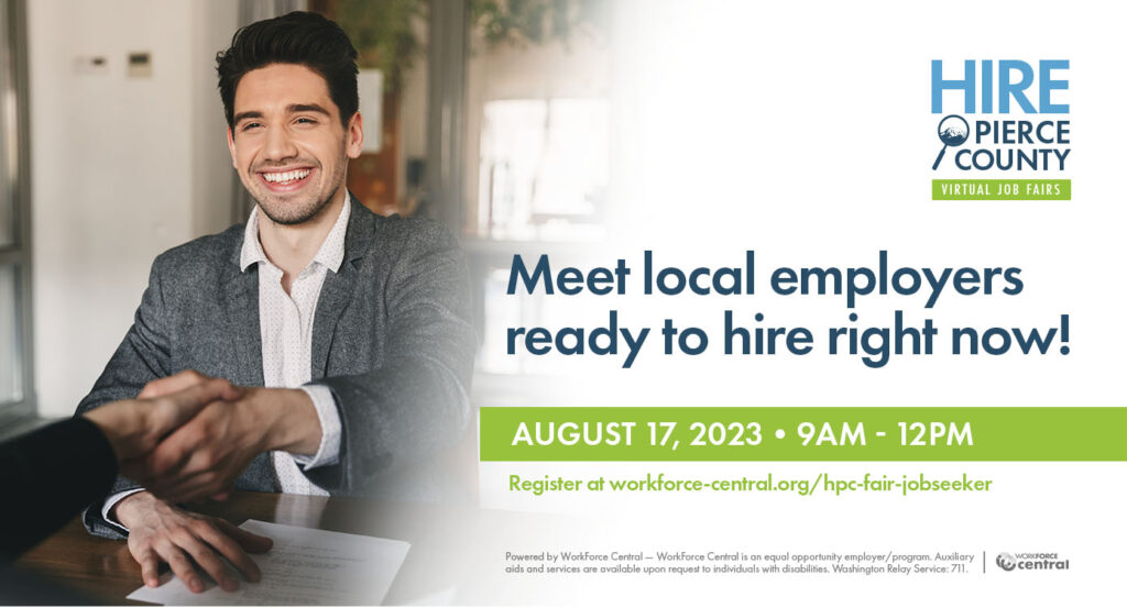 Hiring Events & Job Fairs in Pierce County – WorkSource Pierce
