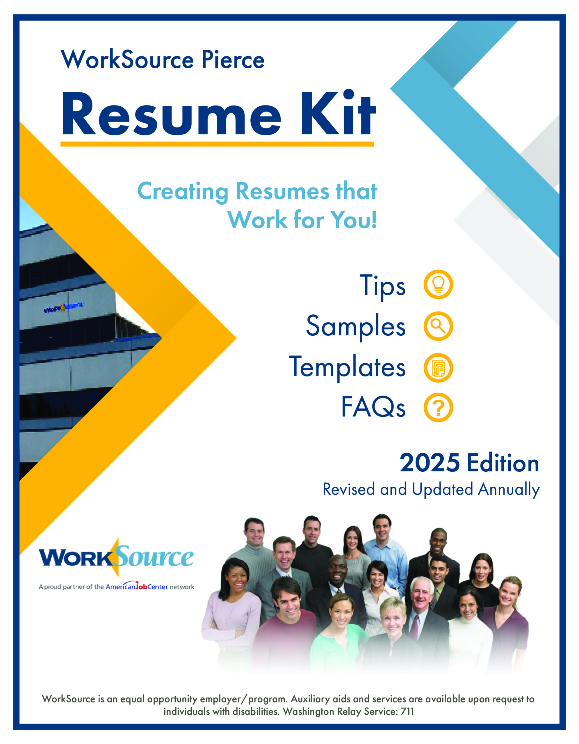 Job Search Resume Kit 2025 – WorkSource Pierce