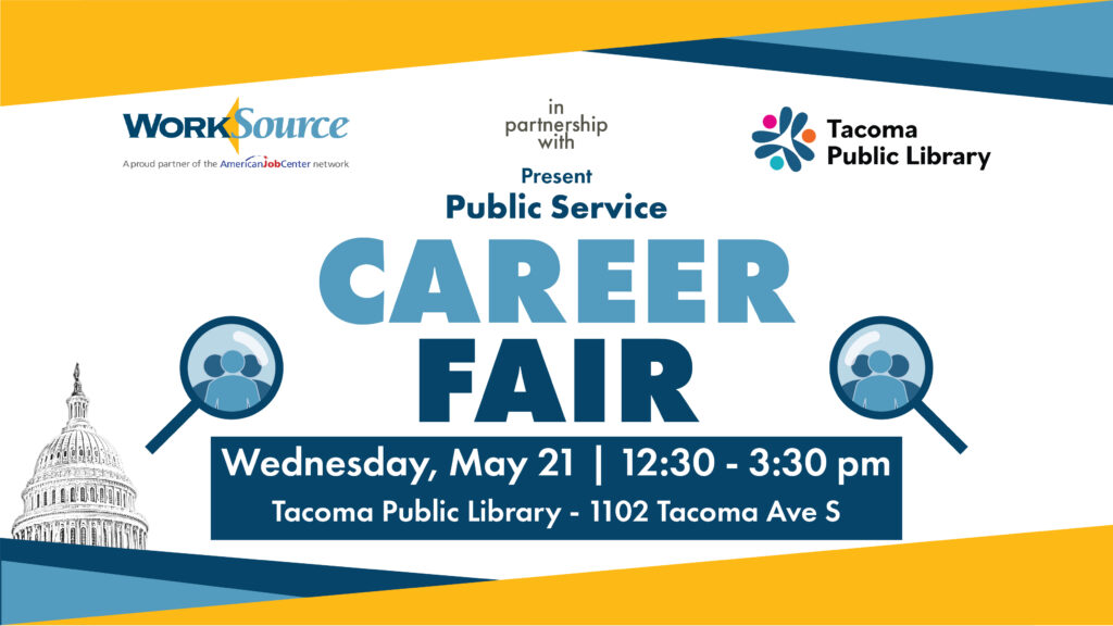 Public Services Career Fair May 21 – WorkSource Pierce