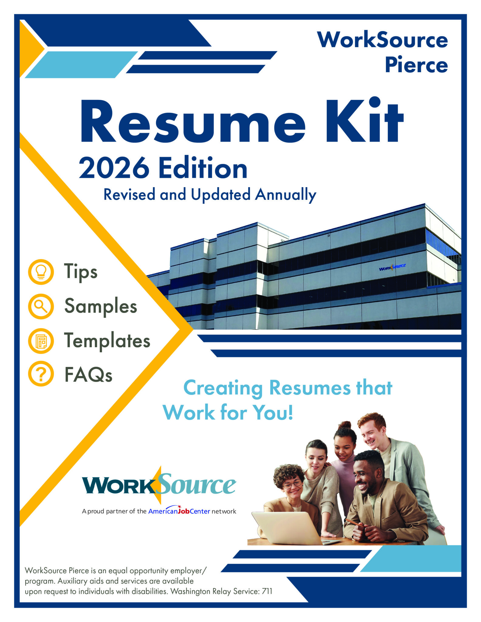 Job Search Resume Kit 2026 – WorkSource Pierce